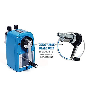 CARL Angel Manual Pencil Sharpener, Red