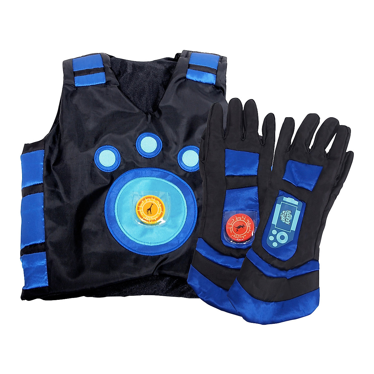 Wild Kratts Creature Power Suit Martin (Large 6-8X) Includes Vest, Gloves & 2 Power Discs for Halloween Costume, Pretend Play & Dress Up -Officially Licensed Toys for Children- Gift for Kids Boy Girl