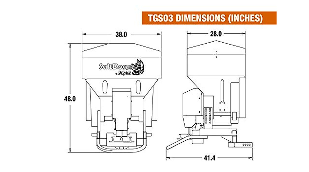 SaltDogg TGS03 Tailgate Salt Spreader - Reliable & Efficient