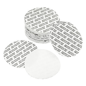 PATIKIL 51mm/2.01" Foam Lid Liner, 100Pack PS Foam Resistant Tamper Pressure Sensitive Seal for Bottle Cap Liners Seals