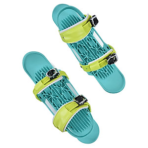 Snow Shoes,Freeride Snowboards Snowshoe Bindings Quick Release Binding Snow Shoes 1 Pair Mini Ski Skates Portable Adjustable Snowboard Shoe