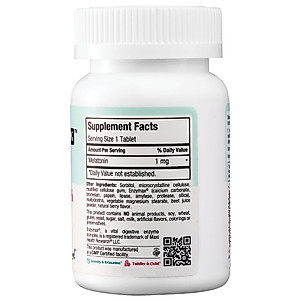Chewable Melatonin, Kosher Berry Flavor, 1mg Melatonin for Adults or Teens, Natural Aid for Adults, Melatonin Chewables Alternative to Melatonin Gummies Higher 1 mg Dose, Maxi Health (100 Count)