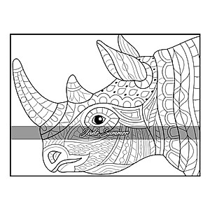 100 Animals: An Adult Coloring Book with Lions, Elephants, Owls, Horses, Dogs, Cats, and Many More!