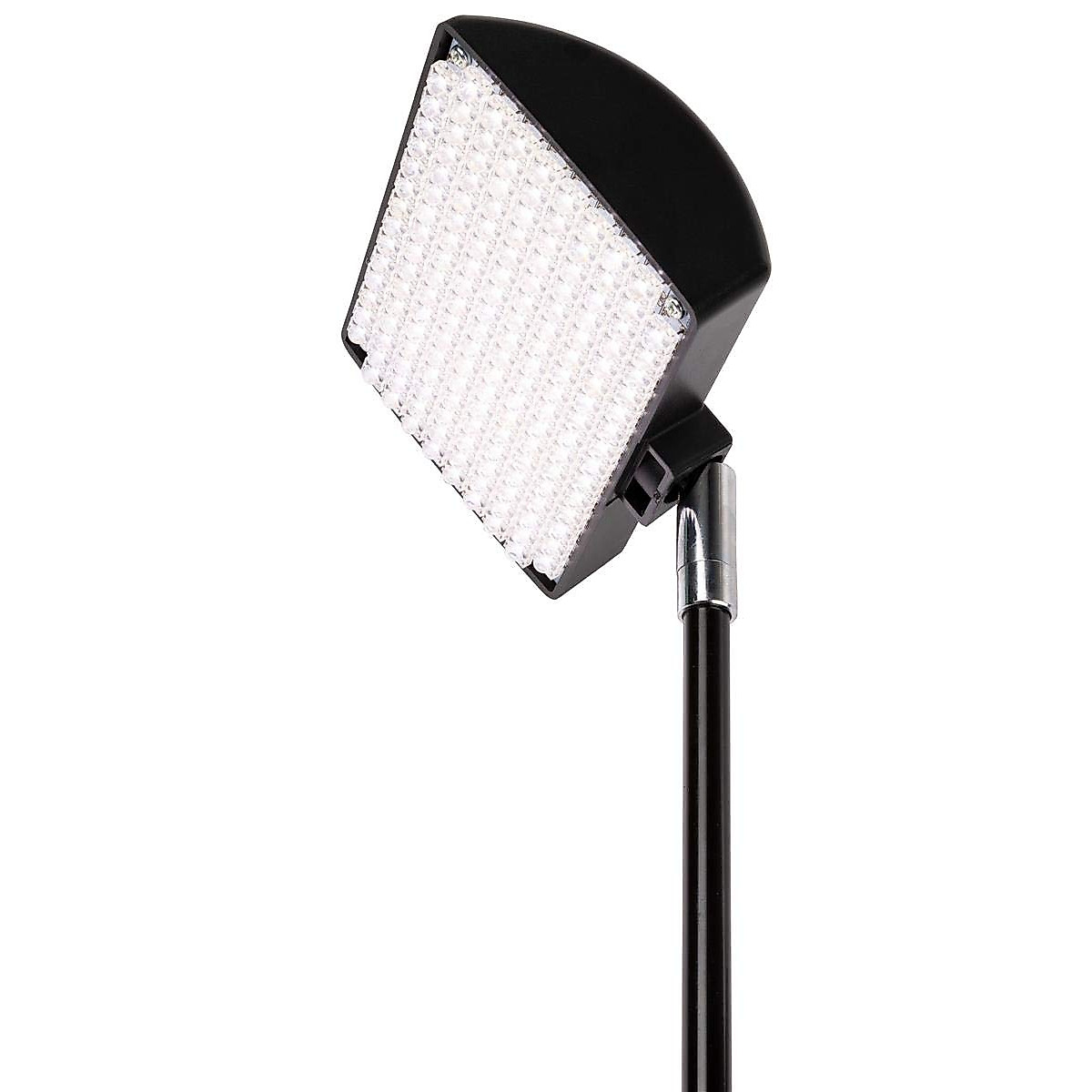 Displays2go, Trade Show Booth Clamp Spotlights, Aluminum, ABS Plastic, and Iron Construction – Black Finish (LED12W01BK)