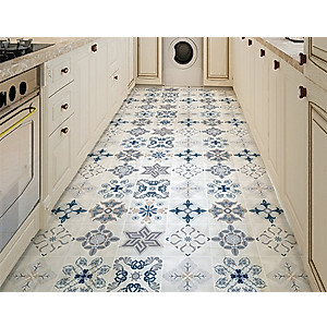 Moyishi Kitchen Backsplash Wallpaper Stickers Waterproof Oilproof High Temperature Resistant Transparent Art Design, 60cmx1M (White)