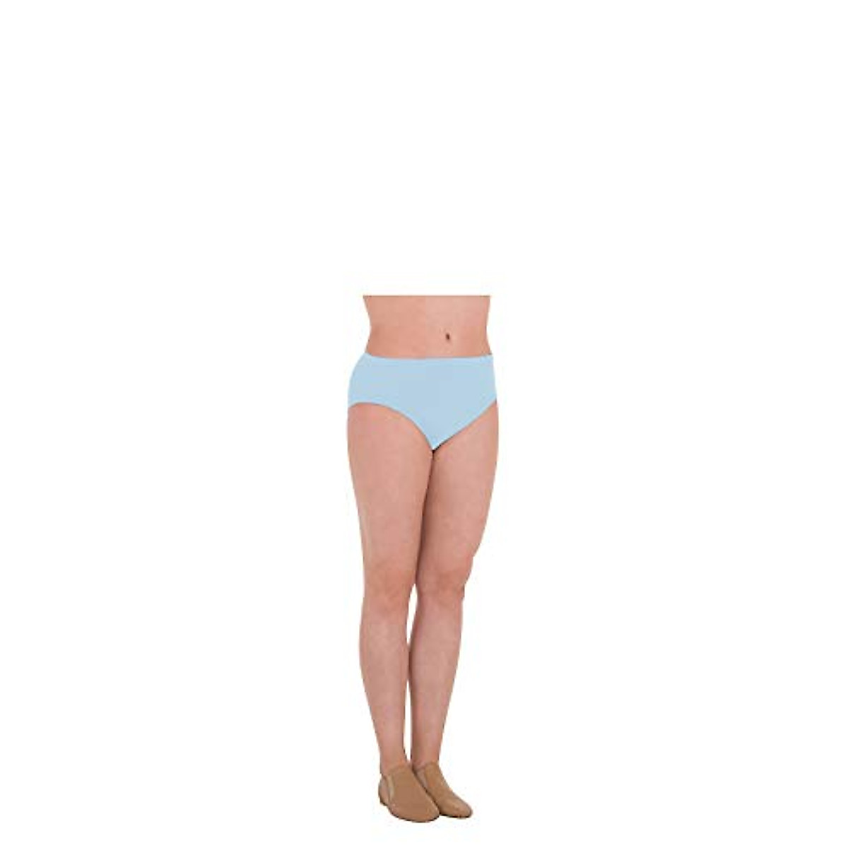 Body Wrappers Jazz Cut Dance Briefs (BWP289) Light Blue, S