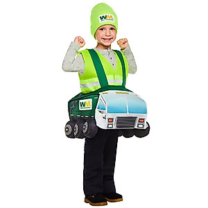 Spirit Halloween Toddler Waste Management Garbage Truck Ride-A-Long Costume | OFFICIALLY LICENSED