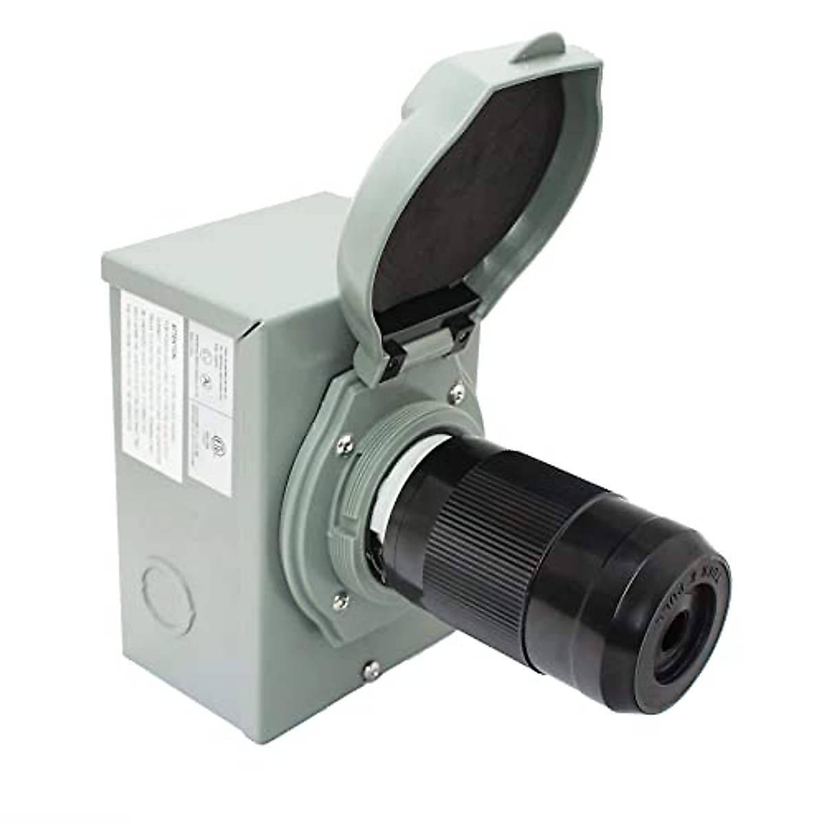 X-Haibei RV 50A 125V 250V Generator Connector NEMA SS2-50R Female Locking Power Cord Plug 12500 Watts