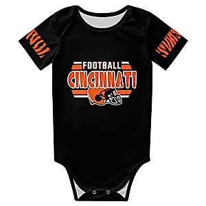 Jarmyice Baby Clothes Custom Name Number Personalized Stuff Customized Design Kids Infant Toddler Apparel Sports Fan Gifts