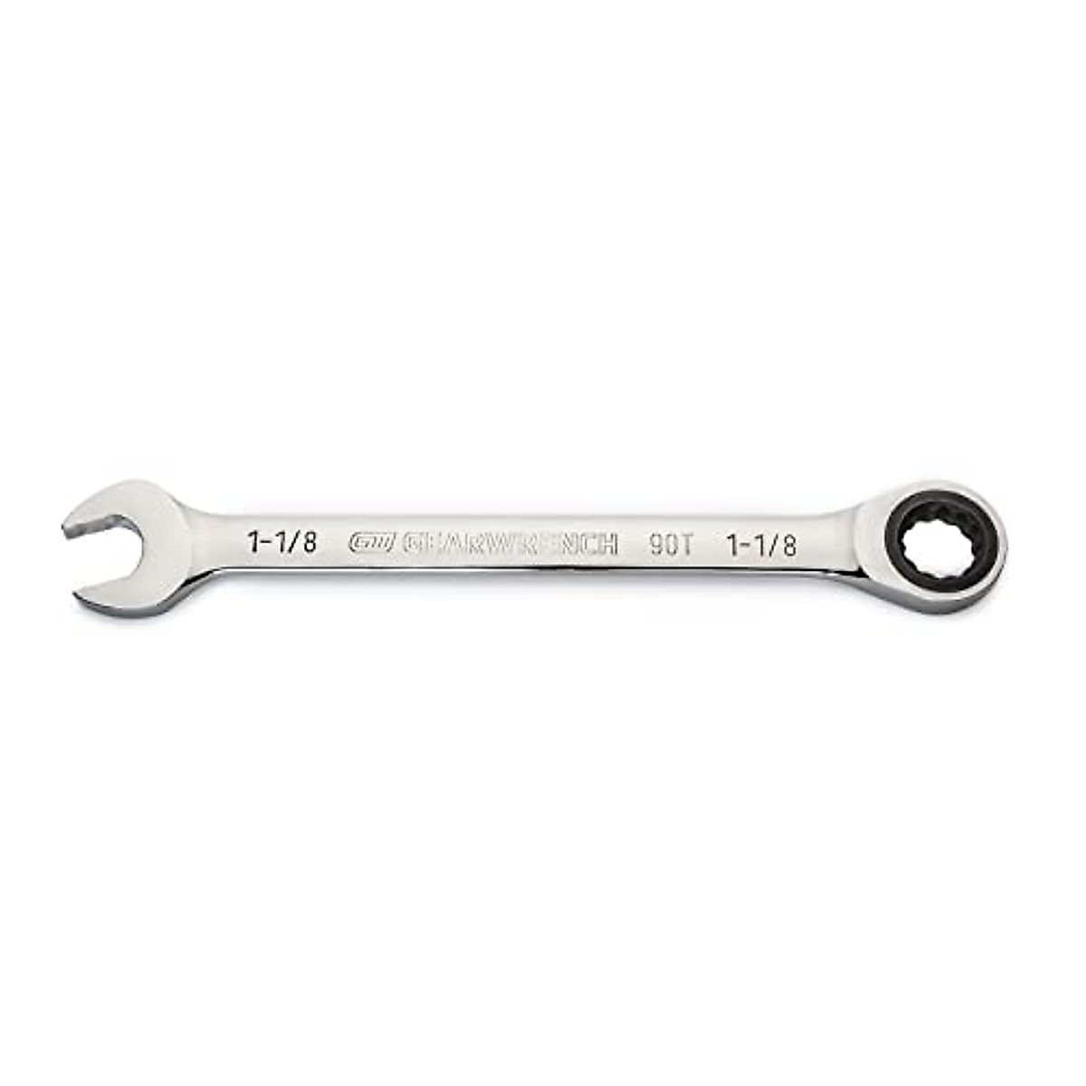 GEARWRENCH 1-1/8" 4 Degree Swing Arch 12 Point Ratcheting Combination Wrench - 86955