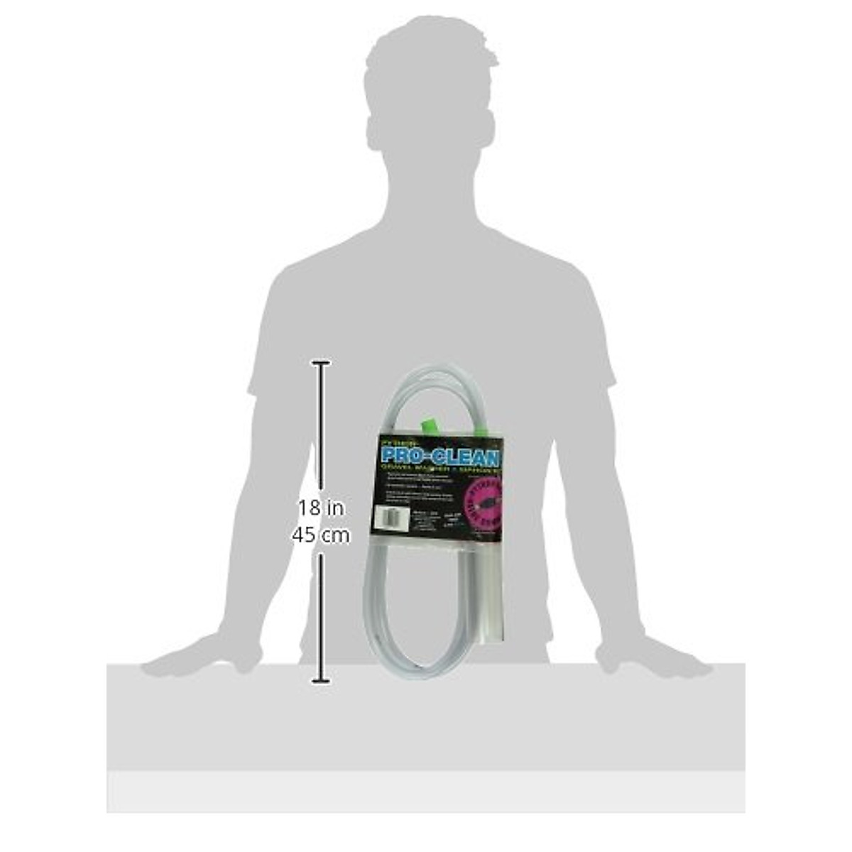 Python Pro-Clean Aquarium Gravel Washer/Siphon Kit, Medium with Siphon Squeeze