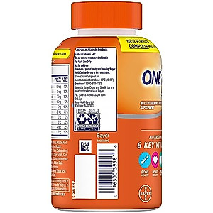 ONE A DAY Womens Complete Daily Multivitamin with Vitamin A, B , C, D, and E, Calcium and Magnesium, Immune Health Support, 200 Count