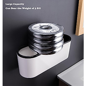 lzzch1219 Hair Tool Organizer, Hair Dryer Blower Curling Iron Brush Holder, Bathroom Under Cabinet Boor, Wall Mount Storage for Straightener Tool