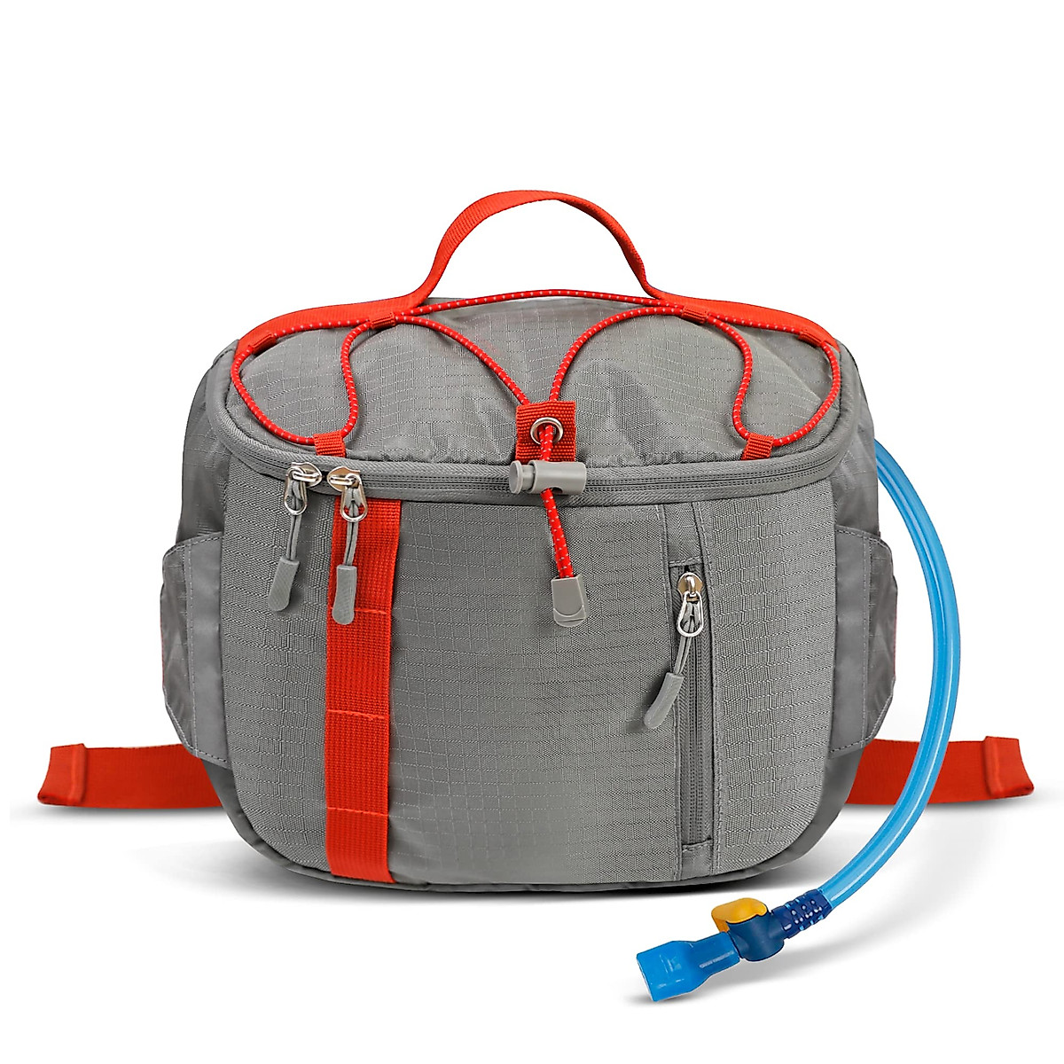 Zavothy Hydration Waist Pack Hip Pack Running Fanny Pack with 1.5 L Water Bladder for Biking Hiking Hydration Pack Gray