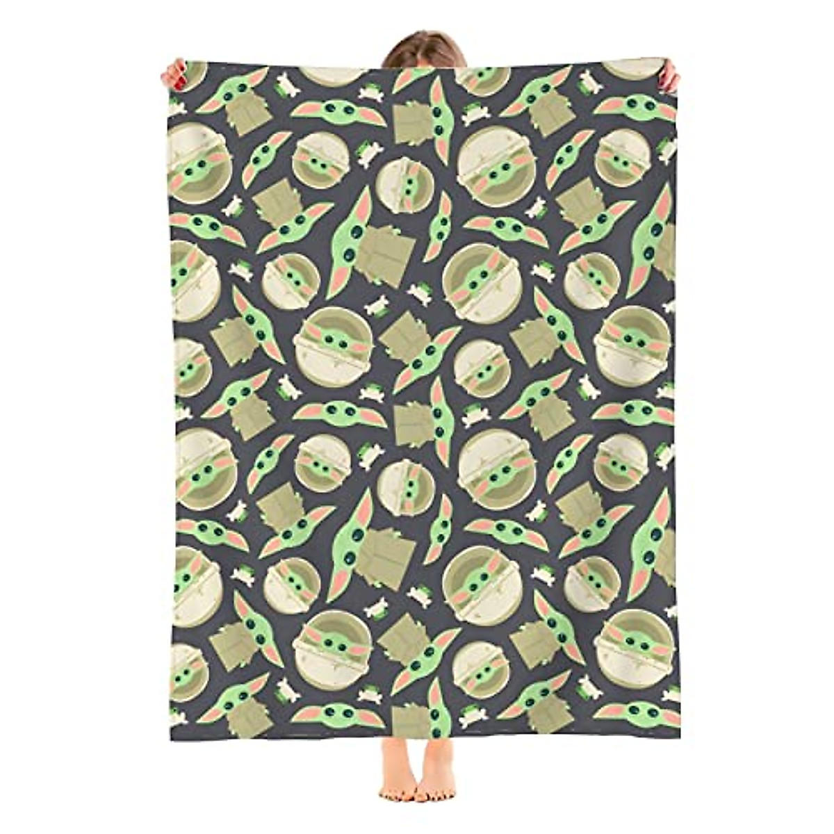 Super Soft Blanket Throw Flannel Fleece Blankets Comfortable Warm Bedding Gifts for Kids Adults Sofa Bed Living Room 50"X40"