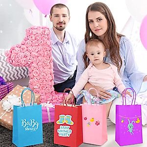 Moretoes 90pcs Party Favor Bags, 15 Colors Small Gift Bags Bulk, Goodie Bags with Handles for Kids Birthday, Candy, Crafts and Party Supplies