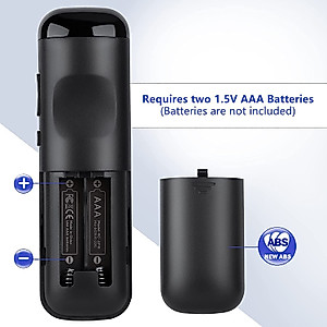 Replacement Remote Control for Onn Roku TV/TCL Roku TV/Element Roku TV/Hisense Roku TV Remote with Netflix Disney Plus HULU Sling【Only Works with Roku TV, Not for Roku Stick and Roku Box】 2 Pack