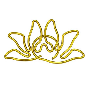 Shaped Paper Clips, 100 Pcs Office Clips Light Portable for Document