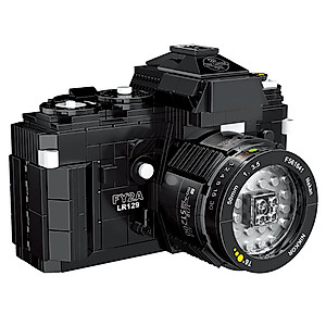 NC Uvini Building Blocks Camera, DIY STEM Toys, Building Construction Brick Set Best Gift for Adult, Teens, Collectible Model Digital Camera to Build 627pcs