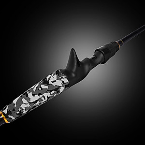 Fiblink 4 Pieces Travel Rod Casting Fishing Rod 24 Ton Carbon Fiber Portable Rod(7')