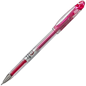 Pentel Arts Slicci 0.25 mm Extra Fine Gel Pen, Assorted Ink, 8 Pack (BG202BP8M)