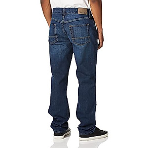 Nautica mens Straight Light Cross Hatch jeans, Coastal Patrol, 36W x 32L US