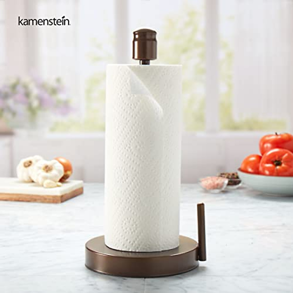 Kamenstein Perfect Tear Paper Towel Holder, 13-Inch, Bronze