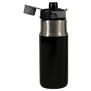 COOL GEAR 25 oz Stainless Steel TRAVERSE Bottle with Sipper Lid - Black