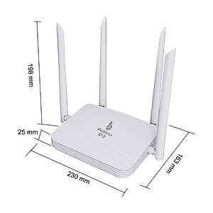 WiFi Dual Band Router,WiFi 6 Router,Wireless Router,Gigabit Router,AX1800 Wireless (Speed Up to 1.8 Gbps),4 High Gain Antennas,Long Range Coverage
