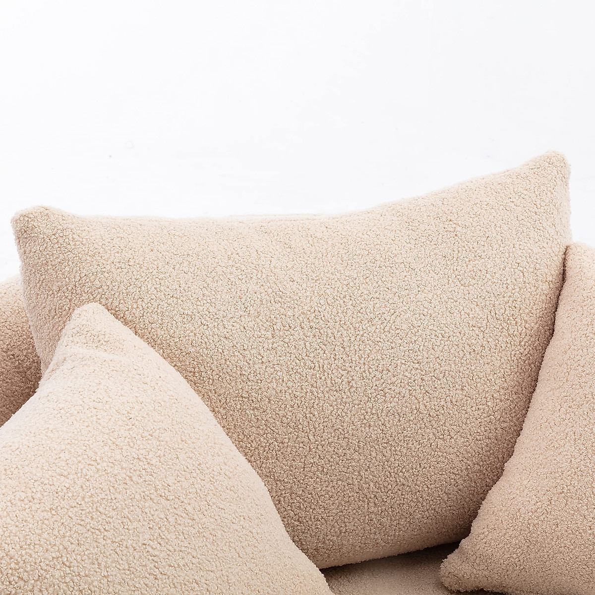 Dxacvkc 40" W Swivel Barrel Chair, Large Swivel Accent Sofa with 3 Pillows, 360 Degree Linen Loveseat Modern Oversized Arm Chair Cozy Club Chair for Bedroom Living Room Office, Camel