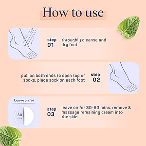 SpaLife Invigorating Spearmint & Tea Tree Oil Foot Sockies (3 Ct)