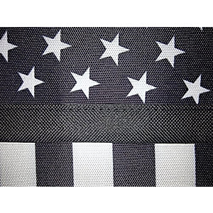 ERT Thin Blue Line Garden Flag Double sided 12.5 x 18 Inch Police Flag American Flag Made by Oxford lawn decoration