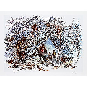 Fishermen Mending Their Nets