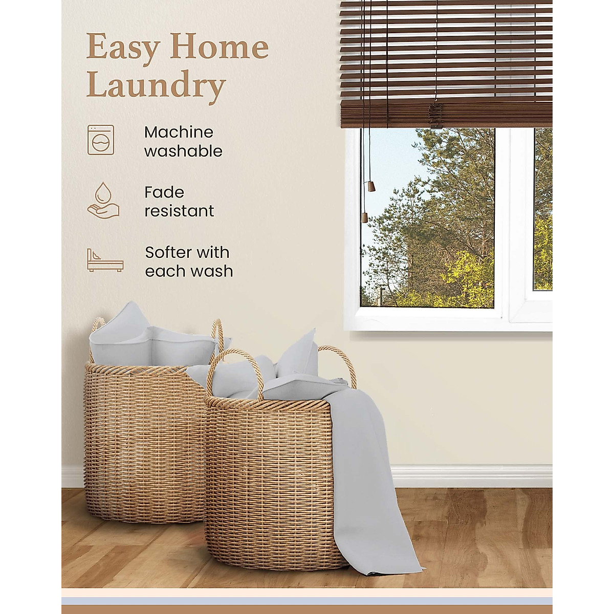 600 TC Luxurious Light Gray RV King Sheets 72 x 80, 100% Egyptian Cotton RV Sheets, 4 Piece RV Bed Sheets Set, Ultra Soft Camping Sheets for RV Mattress, 16" Deep Pocket Sheets for RV Bed