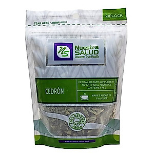Nuestra Salud - Cedron Leaf Tea - Herbal Tea - Leaves - 30g / 1.052oz Zip-Lock Bag - 100% Natural Herb Leaves