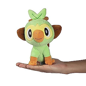 Pokemon 8" Grookey Plush Officially Licensed - Sword and Shield Starter Figure - Authentic Soft Stuffed Animal Toy - Valentine's Day & Easter Basket Stuffer Gift for Kids, Boys, Girls - 2+