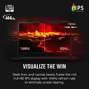 Acer Nitro 5 AN517-54-77KG Gaming Laptop | Intel Core i7-11800H | NVIDIA GeForce RTX 3050 Ti Laptop GPU | 17.3" FHD 144Hz IPS Display | 16GB DDR4 | 1TB NVMe SSD | Killer WiFi 6 | Backlit Keyboard