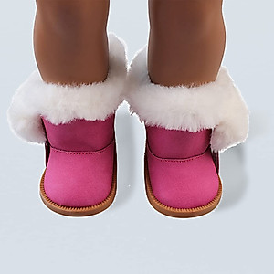 10 Pairs of 18 Inch Doll Shoes, BOSOIRSOU 2.75in Boots Dance Shoes Sandals Casual Shoes Canvas Shoes Fit for 18" American Girl Doll Accessories