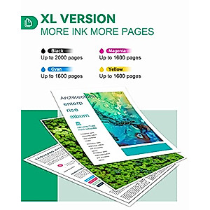 962XL Ink Cartridges Replacement for HP 962XL 962 XL Work for HP OfficeJet Pro 9015 9025 9010 9018 9020 9022 Printers(Black, Cyan, Magenta, Yellow, 4 Combo Packs)