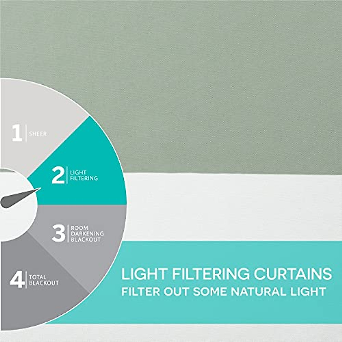Exclusive Home Cabana Stripe Indoor/Outdoor Light Filtering Grommet Top Curtain Panel, 54"x108", Seafoam, Set of 2