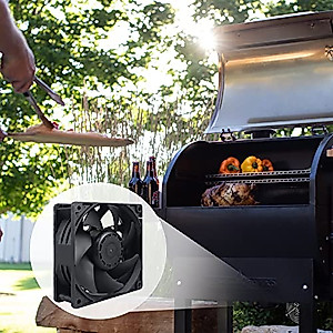 GLAHORSE Digital Fan Kit for Compatible Masterbuilt MB20040220/MB20041220 Gravity Series witch Include 560/800/1050 Digital Charcoal Grill and Smoker Accessories (MB-Fan kit)