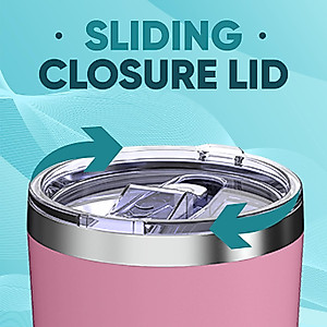 shop4ever ust A Girl Who Loves Anime Insulated Tumbler 20 oz. with Lid, Stainless Steel Cups Travel Coffee Mug Anime Fans Anime Lovers Birthday Gift (Light Pink)