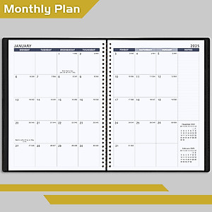 2024-2025 Appointment Book - Large Weekly Monthly Appointment Book 2024-2025, 8.5" x 11", Jul 2024 - June 2025, 2024-2025 Planner with 15-Minute Interval - Black