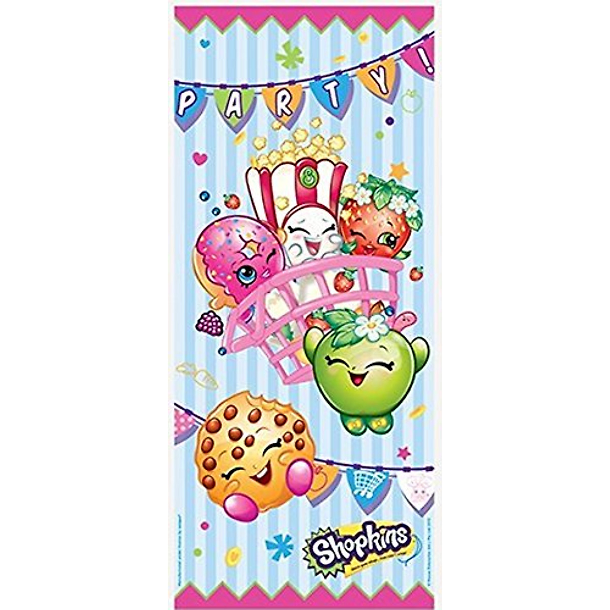 Shopkins Birthday Party Decorating Bundle ~Happy Birthday Banners and Door Poster.