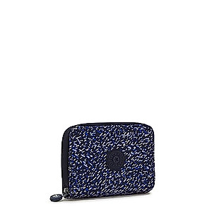 Kipling Women's Money Love, RFID Anti-Hacker Technology, Polyester Zip Closure Wallet, Cosmic Navy, 3.8''L x 5''H x 1''D