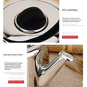 Kettle Stovetop Whistling Tea Kettle Stainless Steel Whistling Tea Kettle Stove Top Kettle, Whistling Kettle Tea Kettle Tea Pot Tea Kettle Stovetop Teapot (Size : 4L)