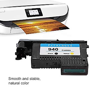 Black and Yellow Original Printhead Replacement for HP 940 Z2100 / T1200 / T1300 / T610 / T620 / T1100 / T770 / T790 / K8600 / 8500 / K550 / K5400 / K5300 / L7580 (Black/Yellow)