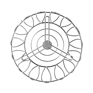 Spectrum Diversified Leaf Fruit Bowl, Chrome