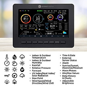 Ambient Weather WS-5000 Ultrasonic Smart Weather Station