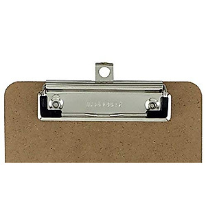 Trade Quest Memo Size 6'' x 9'' Clipboard Low Profile Clip Hardboard (Pack of 1)